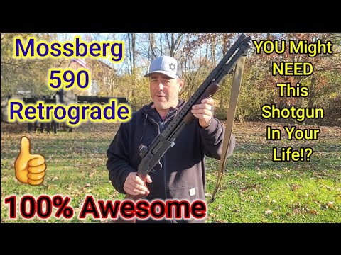 Mossberg 590 RETROGRADE👍Now THIS is a NICE Shotgun!