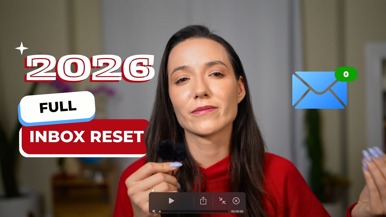 Start 2026 with a clean inbox! Step-by-step￼