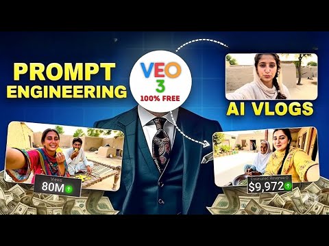 Create Realistic AI Videos Using Google VEO 3 | Urdu / Hindi Full Tutorial