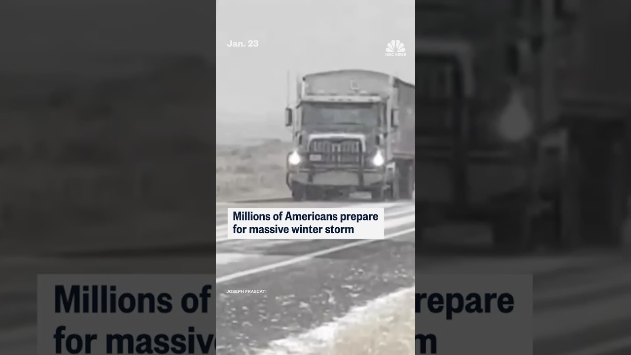 Millions prepare for massive winter storm