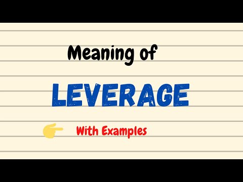 Daily vocabulary | Leverage Meaning | Vocabgram