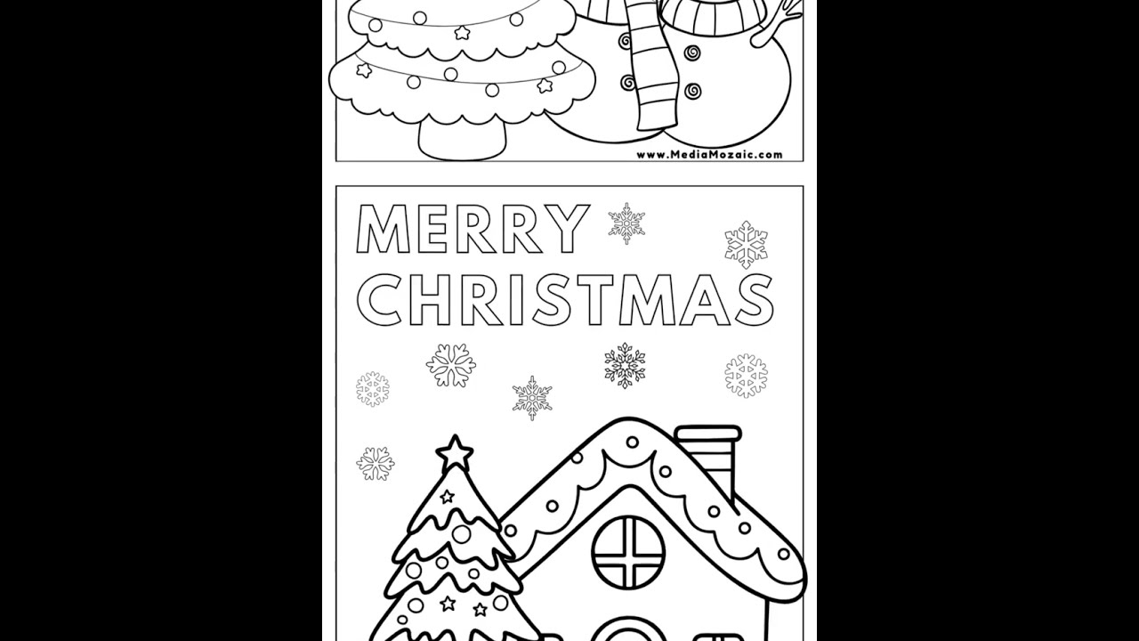Merry Christmas Coloring Pages | Free Printable Christmas Season Coloring Pages⛄️🎅🏻 #freecoloring