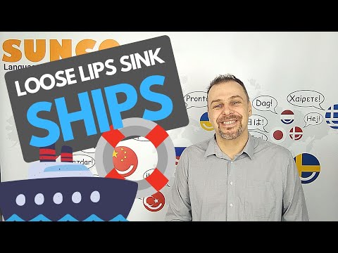idioms 101 - loose lips sink ships