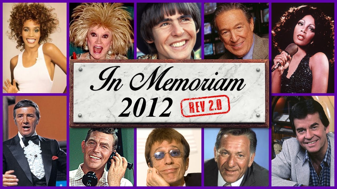 In Memoriam 2012:  Famous Faces We Lost in 2012