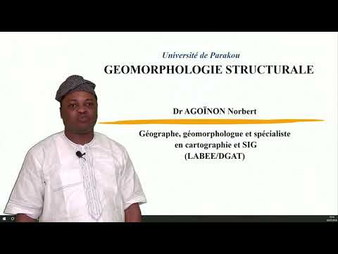 Géomorphologie structurale, définition et certaines propriétés