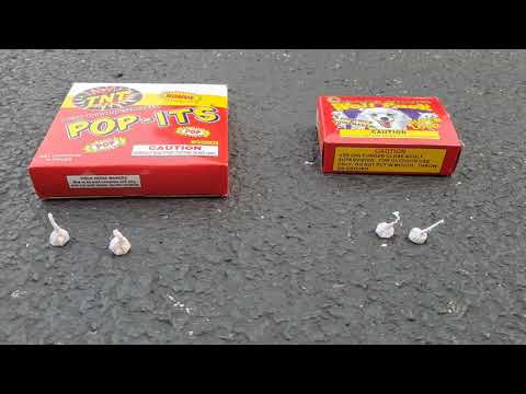 TNT Pop-Its and Phantom Fireworks Wolf Pack Bang Snaps (Which is Better?)