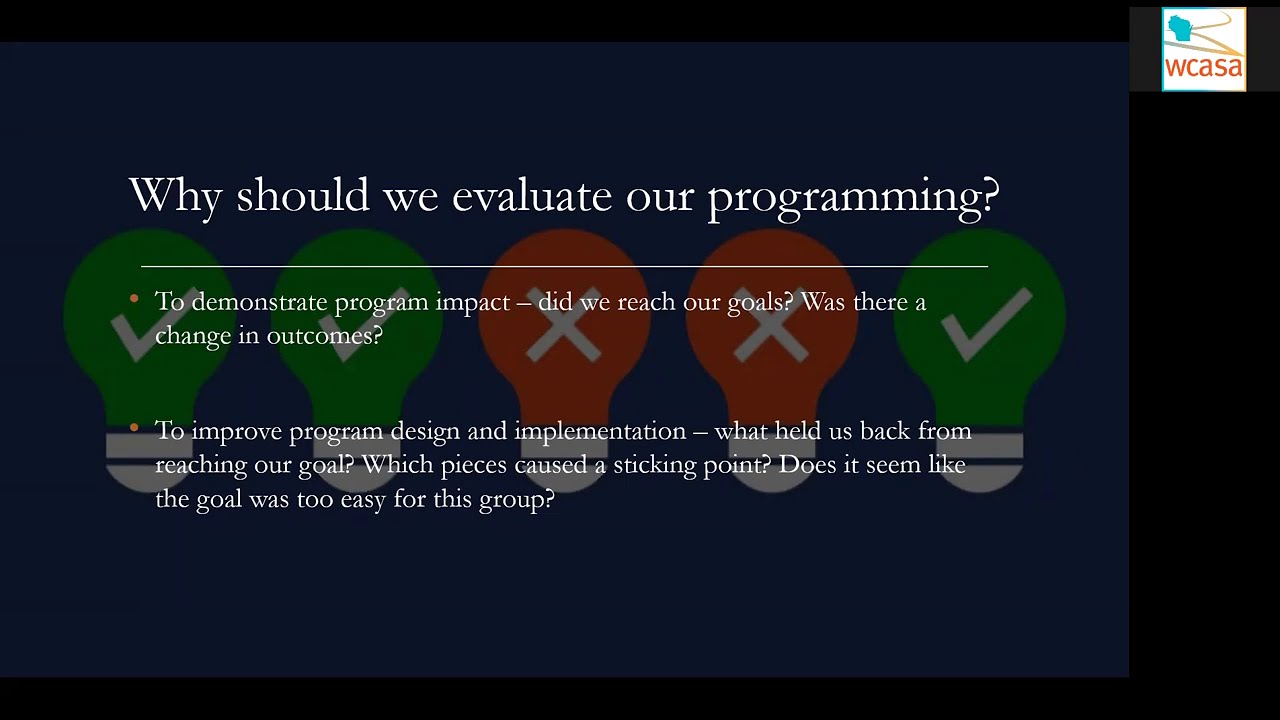 Activity Based Assessment as an Evaluation Method for Prevention and Outreach Presentation