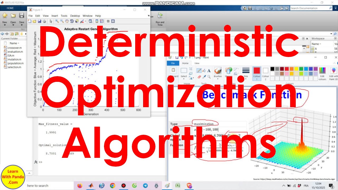 Deterministic Optimization Algorithms