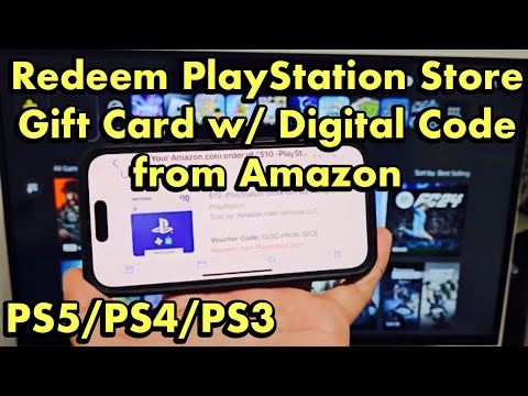How to Redeem Amazon Playstation Store Gift Card (Digital Code) (PS5/PS4/PS3)