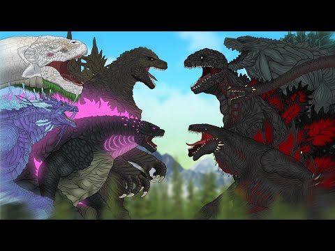 GODZILLA MINUS ONE vs SHIN GODZILLA FULL PART : And Video Monster Animation Compilation