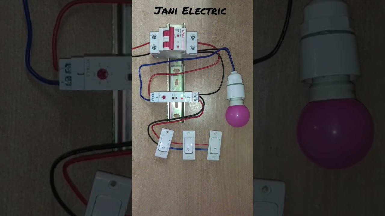 Staircase switch YCT8-LS is OFF Delay timer after preset time, light will turn off automatically.