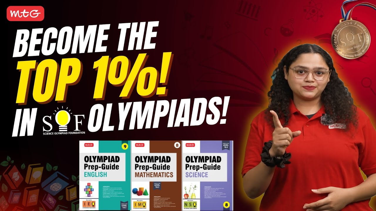 MTG Olympiad Prep-Guide | NSO, IMO, IEO | Comprehensive Preparation for SOF Olympiads 2025–26