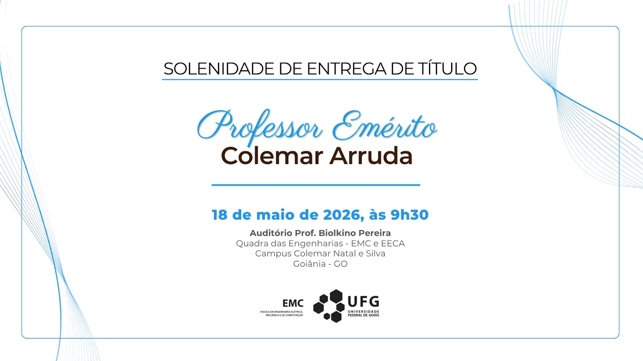 Cerimônia de Entrega de título de Professor emérito a Colemar Arruda