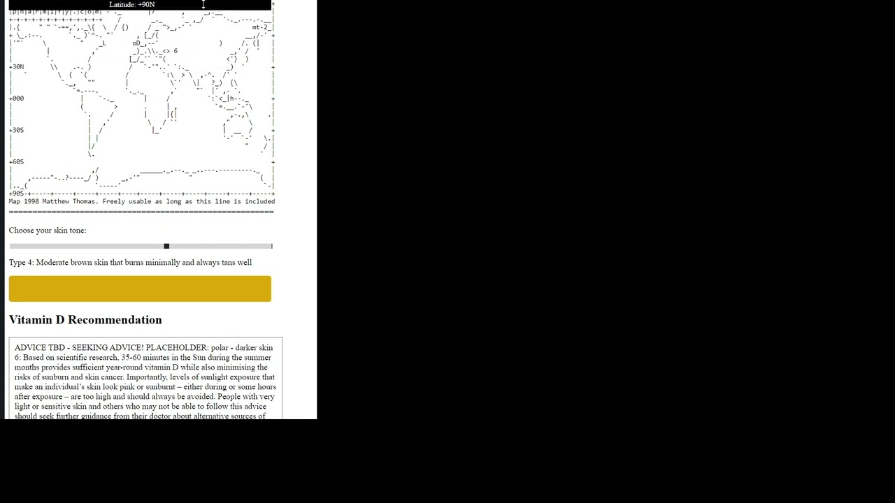 GitHub - pharmify/vitamin-D-widget: Widget to work out how much time you should spend in the sun ...