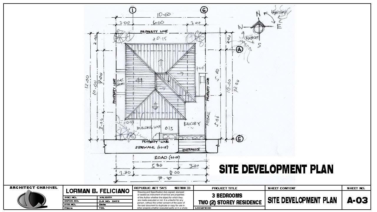 SHEET A-03 // SITE DEVELOPMENT PLAN