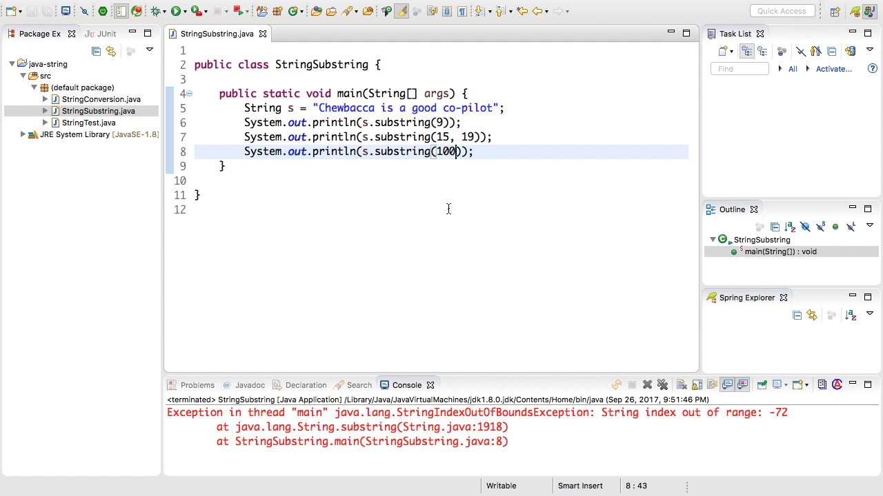 Java String Substring