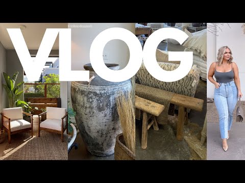 VLOG: Vintage Shop With Me, Apartment Decor Updates, Patio Decor Update, OLIPOP Taste Test