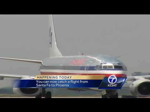 VIDEO: Flights begin from Santa Fe to Phoenix