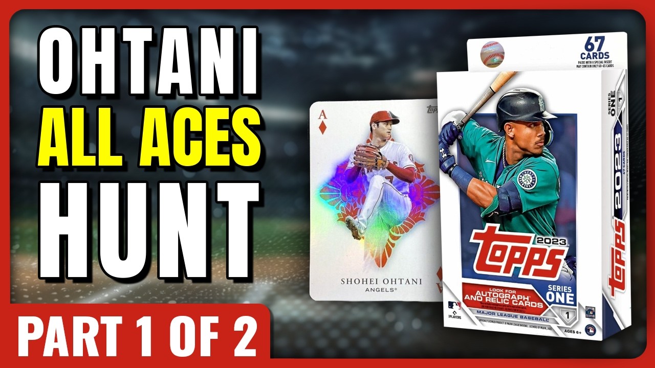 🚨SHOHEI ALL ACES CHASE🚨 2023 TOPPS SERIES 1 HANGER CASE PART 1 OF 2 (32 HANGER RIP)