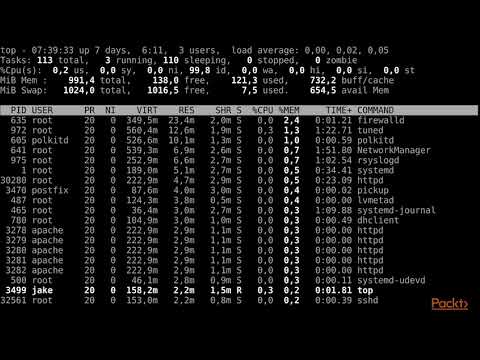 Learn Hands On Linux System Administration Monitor the System|packtpub com - Mind Luster