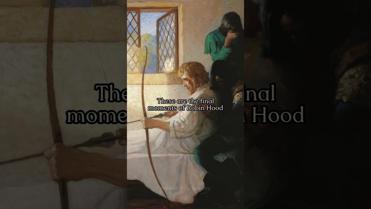 The Death of Robin Hood #history #art #painting