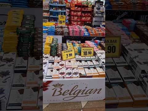 Belgian Chocolate in the duty free shopping mall, Langkawi