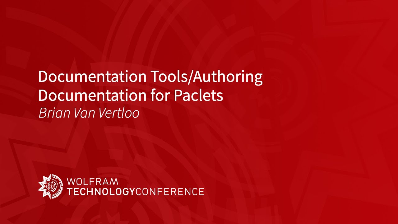 Documentation Tools/Authoring Documentation for Paclets