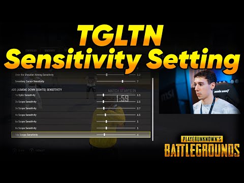 🔴PUBG PC: TGLTN Shows His Sensitivity Settings | PUBG PC Best Recoil Setting