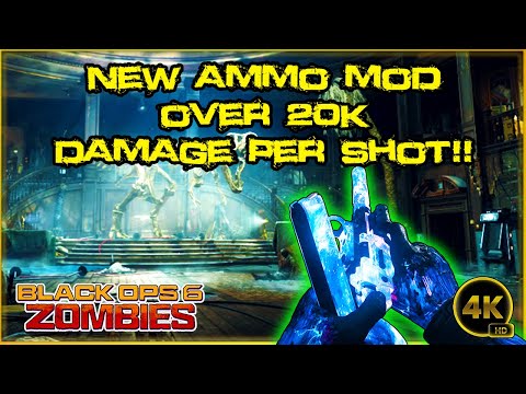 BO6 ZOMBIES NEW 3 ROUND BURST MOD JUST SHREDS!! #bo6zombies #callofduty #4k