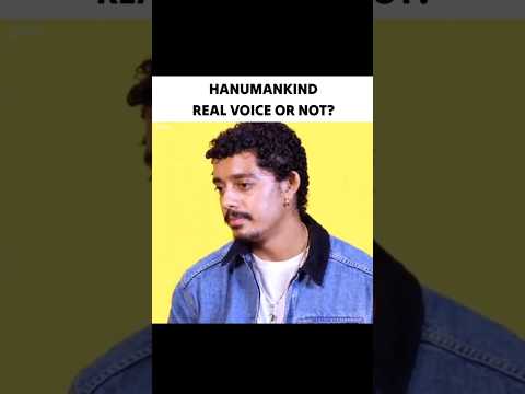HANUMANKIND REAL VOICE VS AUTOTUNE |#shorts #hanumankind #runitup