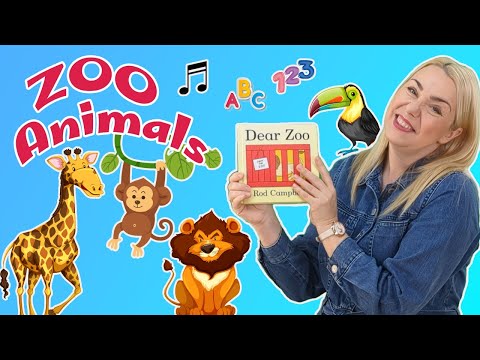 🦁 Zoo Animals | ABC, Colours & Numbers | Water Play | Dear Zoo | Baby and Toddler Learning