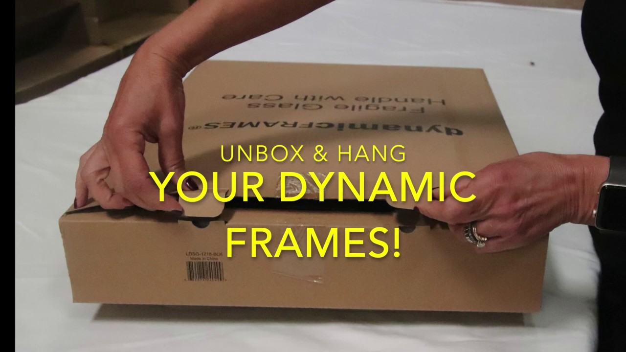 Li'l Davinci: Unbox & Hang Using EZ Clip. A Dynamic Frames 