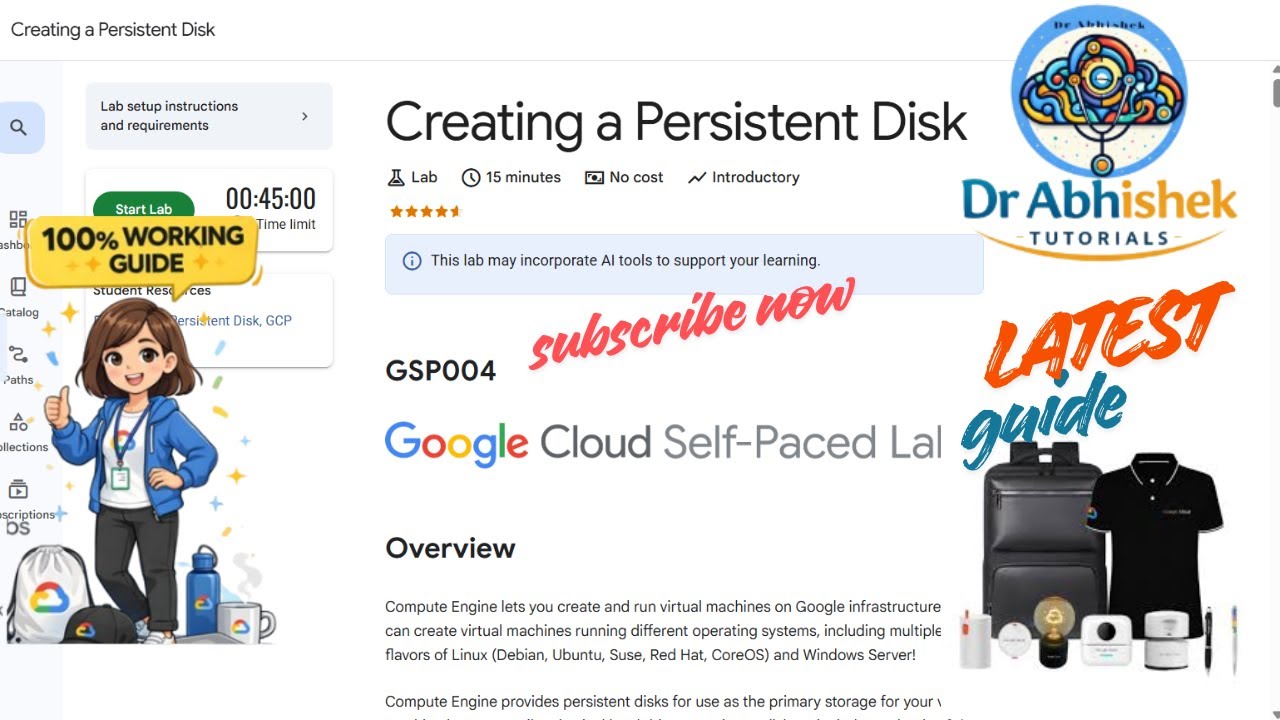 Creating a Persistent Disk | Feb 2026 Easiest Guide #GSP004 #qwiklabsarcade2026
