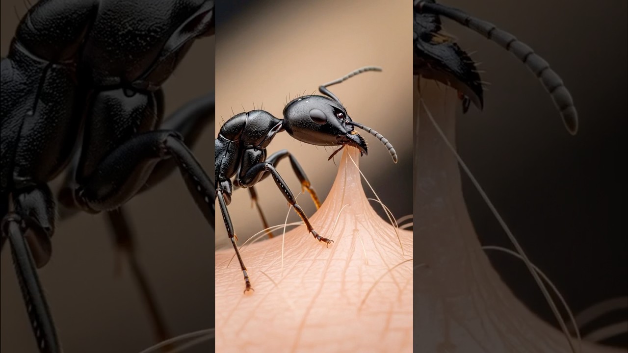 How an Ant Bite REALLY Works | Stunning Way Ants Bite