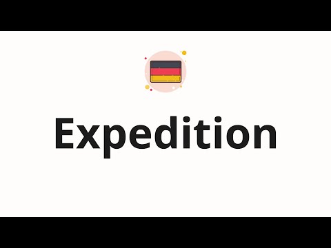 How to pronounce Expedition