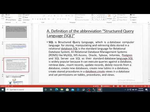 Database Development Learning outcome 1 1