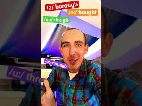🙈Think English Is Easy? (8 Ways To Pronounce OUGH) #Shorts