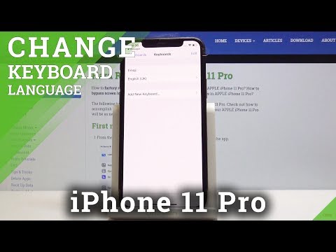 How to Change Keyboard Language in iPhone 11 Pro - Set Up Language