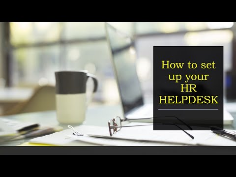 How to set up HR help desk?
