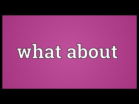 What about Meaning