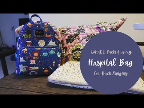 What I Packed in my Hospital Bag for Back Surgery