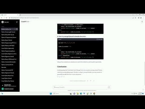 list index out of range meaning python