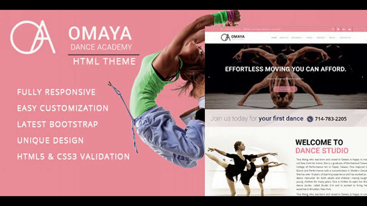 Dancing School - HTML Template | Themeforest Website Templates and Themes