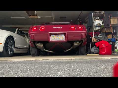 1976 Corvette cold start. Flowtech long tube headers, Pypes street pro exhaust.