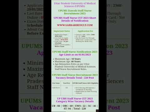 staffnurse requirements status 2023#news #latest #job #sarkariresult#story #sarkarinaukarigk#short