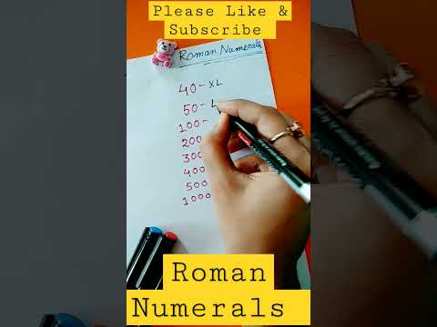 Roman Numerals || #shorts #knowledge #mathseffect #viral