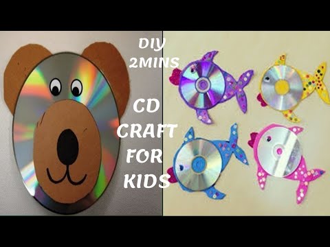 DIY CD ANIMALS CRAFT || BEST USE OF WASTE CD CRAFT || RECYCLE OF OLD CD