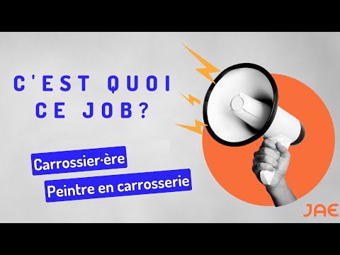 Carrossier·ère réparateur·trice et peintre en carrosserie - C'est quoi ce job 01