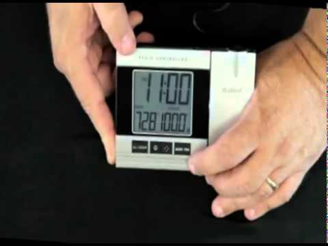 WT-5220U-IT Projection Alarm Clock with IN/OUT Temperature