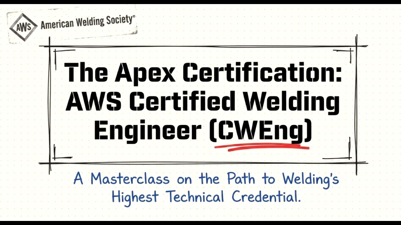 AWS Certified Welding Engineer (CWEng) - The Ultimate Guide to Welding's Highest Tech Credential
